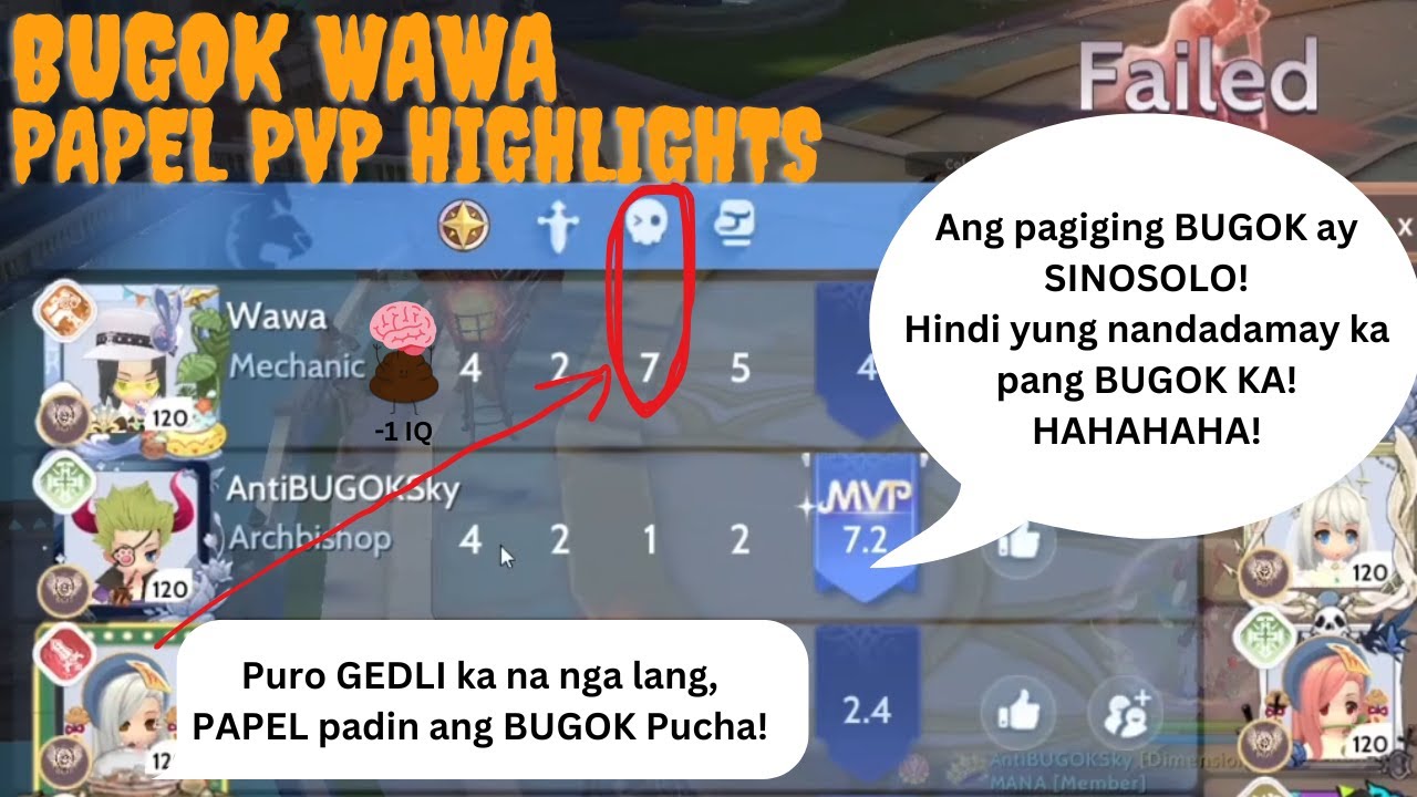 @KingWawa BUGOK WAWA The ULTIMATE OPTIMIZED PAPEL BUILD PvP Highlights ...