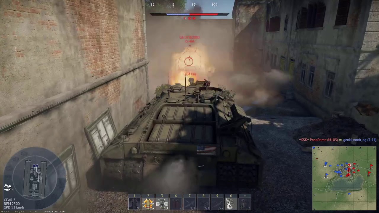 War Thunder - T95 (US) vs IS-4M (Russia) - YouTube