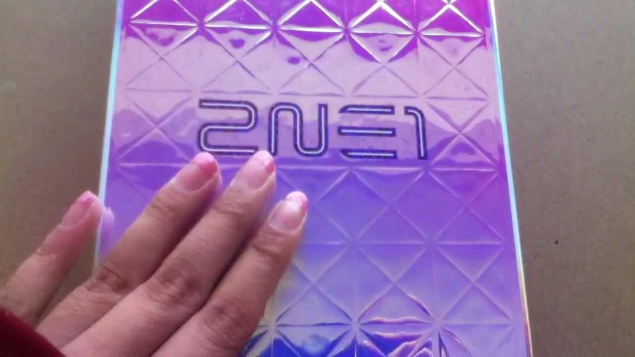 2NE1 1st Album - To Anyone Unboxing - YouTube