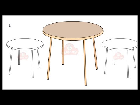 How to Draw a Table | Drawing for Kids and Toddlers - Simple Drawing ...