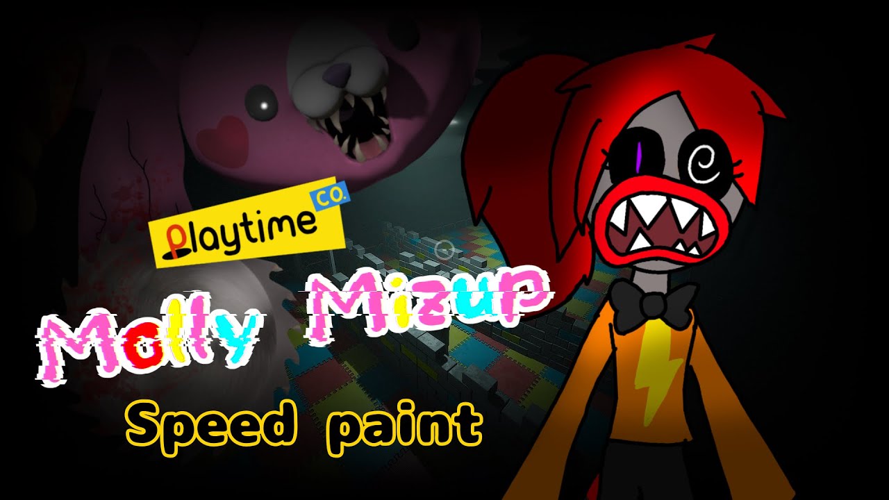 Meet Molly Mizup my Poppy Playtime OC (speed paint) - YouTube