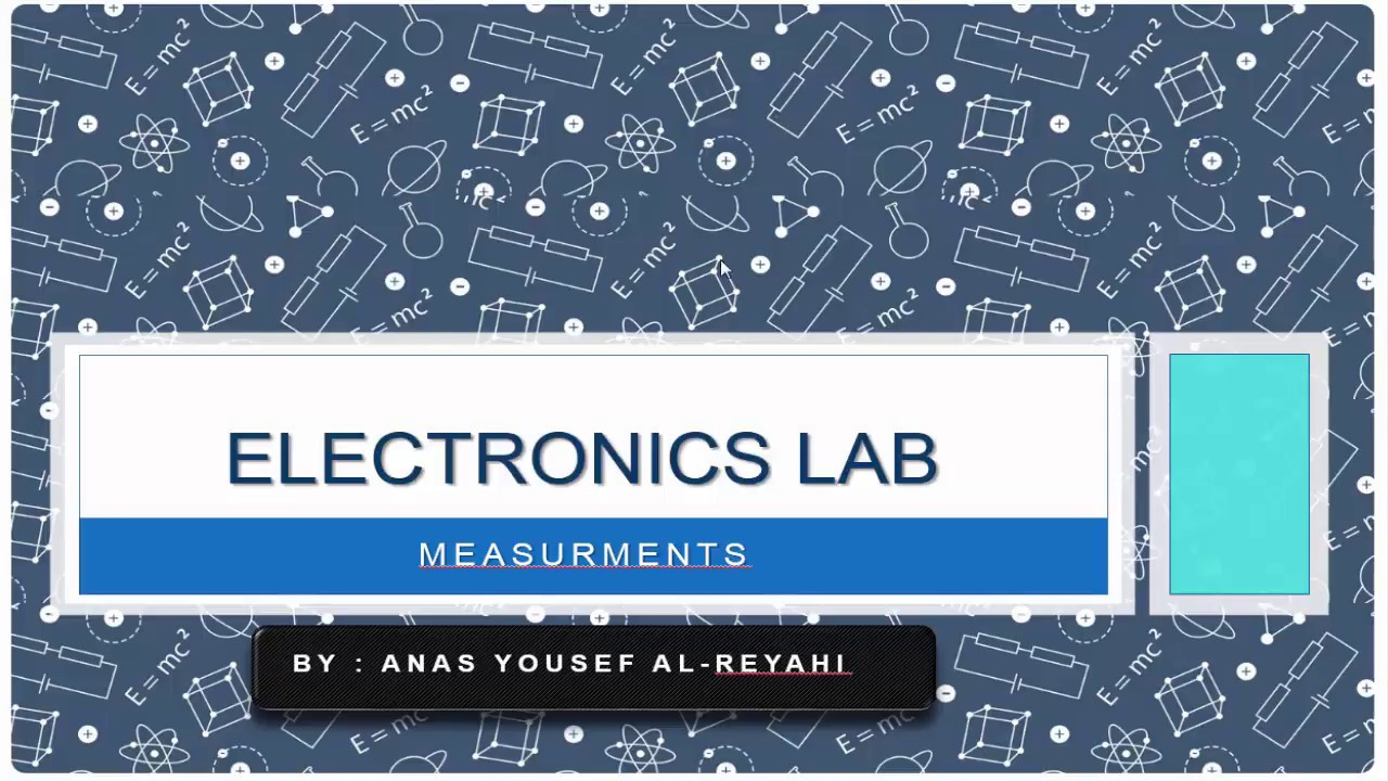 Electronics Lab - 1 - YouTube
