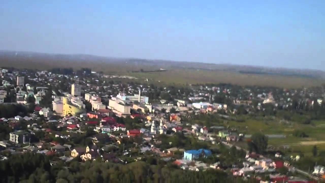 Orasul Roman ( jud Neamt, Romania) vazut din planorul radiocomandat ...