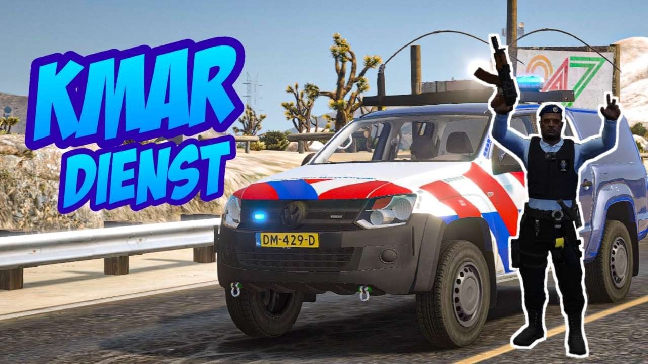 🔴 Korte middag dienst als Gino Pietermaai bij de KMAR ! | GTA5 FUTURE ...
