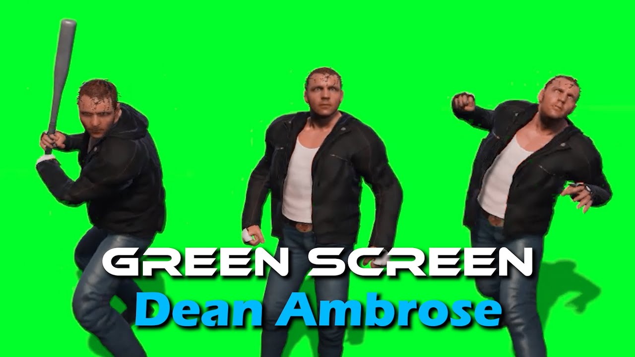 WWE Green Screen || Dean Ambrose || GTA V MODS || Green Screen Effects ...