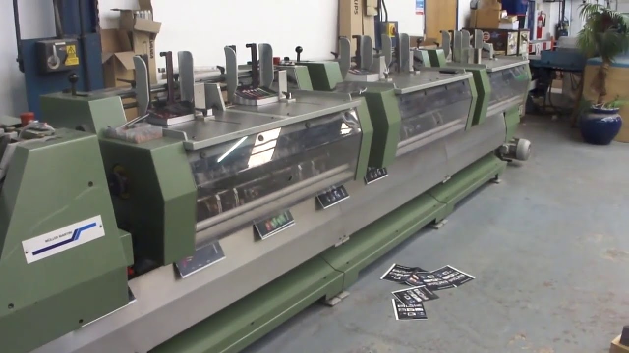 Buy 1997 Muller Martini Presto Bindery and Finishing Machine - YouTube