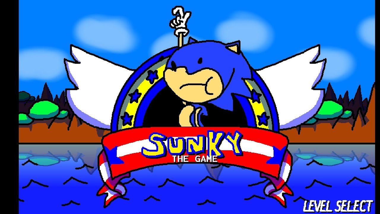 oops someone gived me a copy of sonic the hedgehog playing sunky the game - YouTube