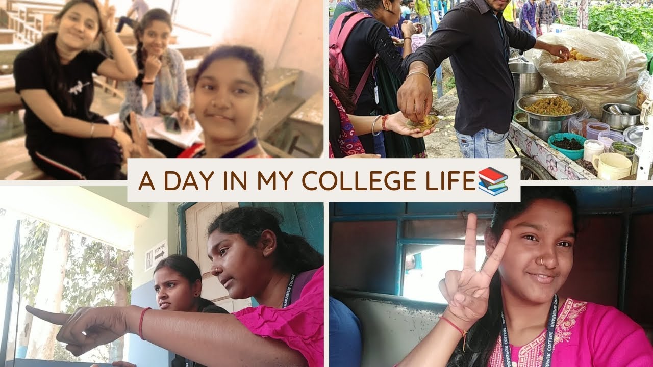 A Day In My College Life 📚 - YouTube