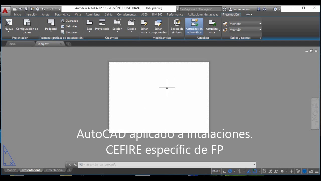 Presentaciones en AutoCAD - YouTube