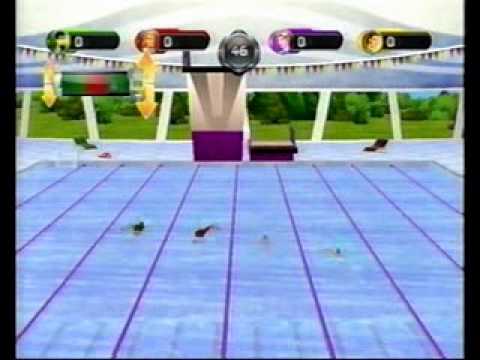101 in 1 Sports Party Megamix Wii - Swimming Splash (2160) - YouTube