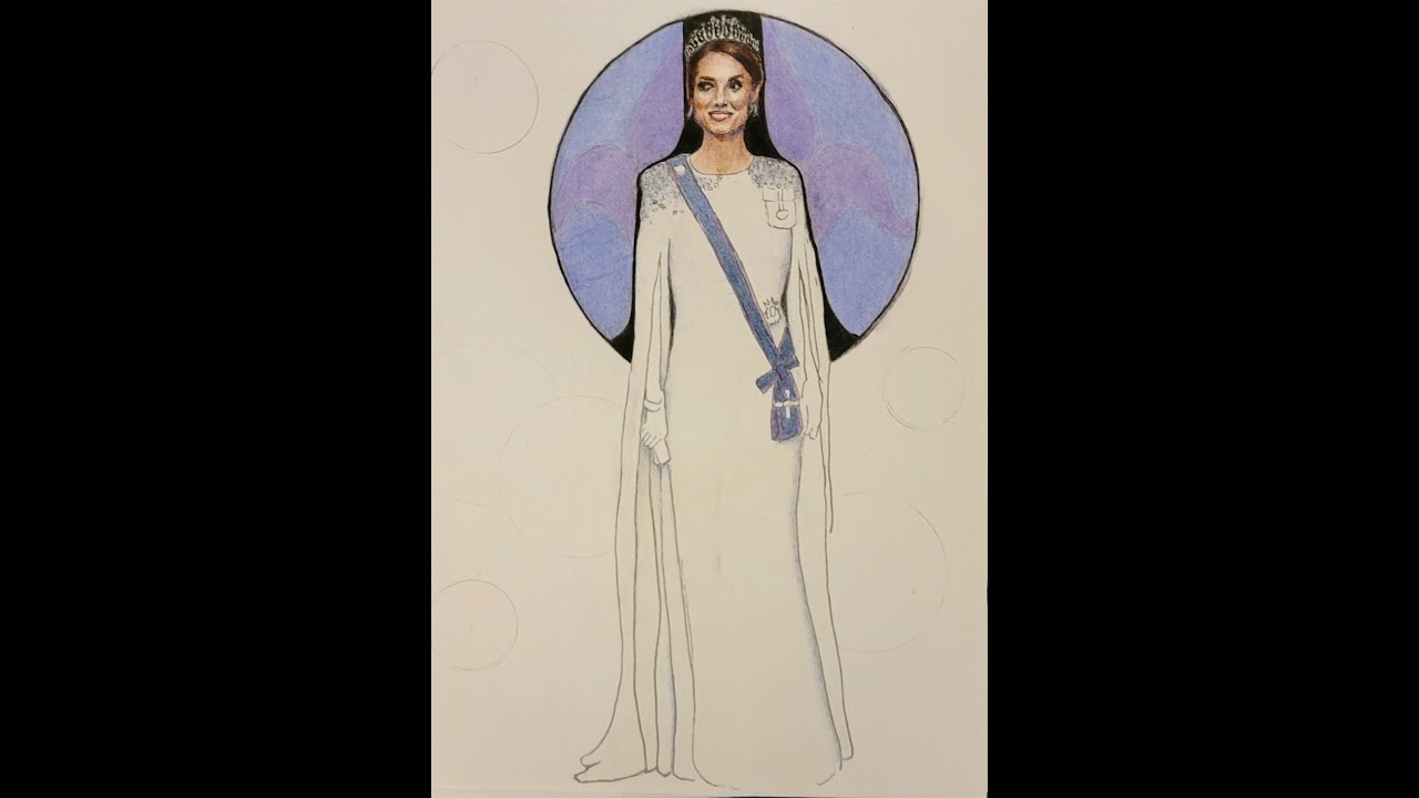 Pt 2: Live Princess Catherine Coloring Page - YouTube
