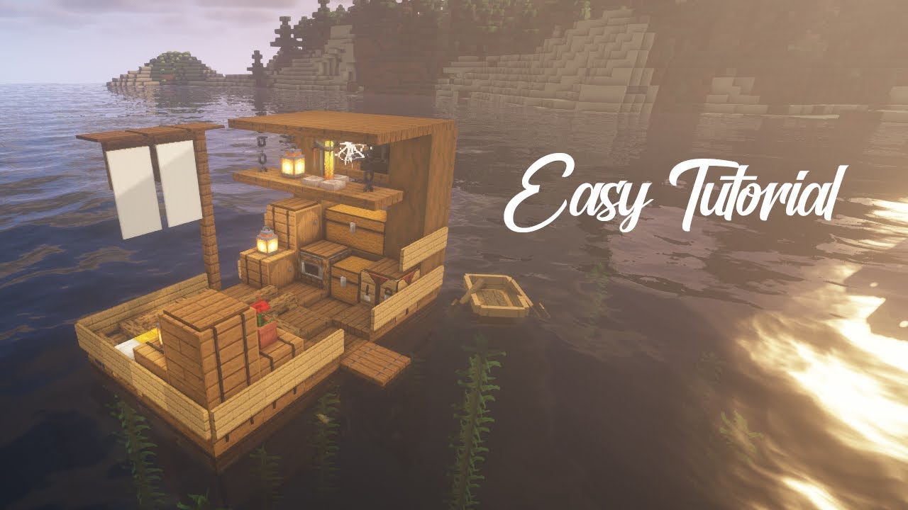 Minecraft⛏️ | How to Build an EASY Lake House🌊 IN 5 MINUTES | - YouTube