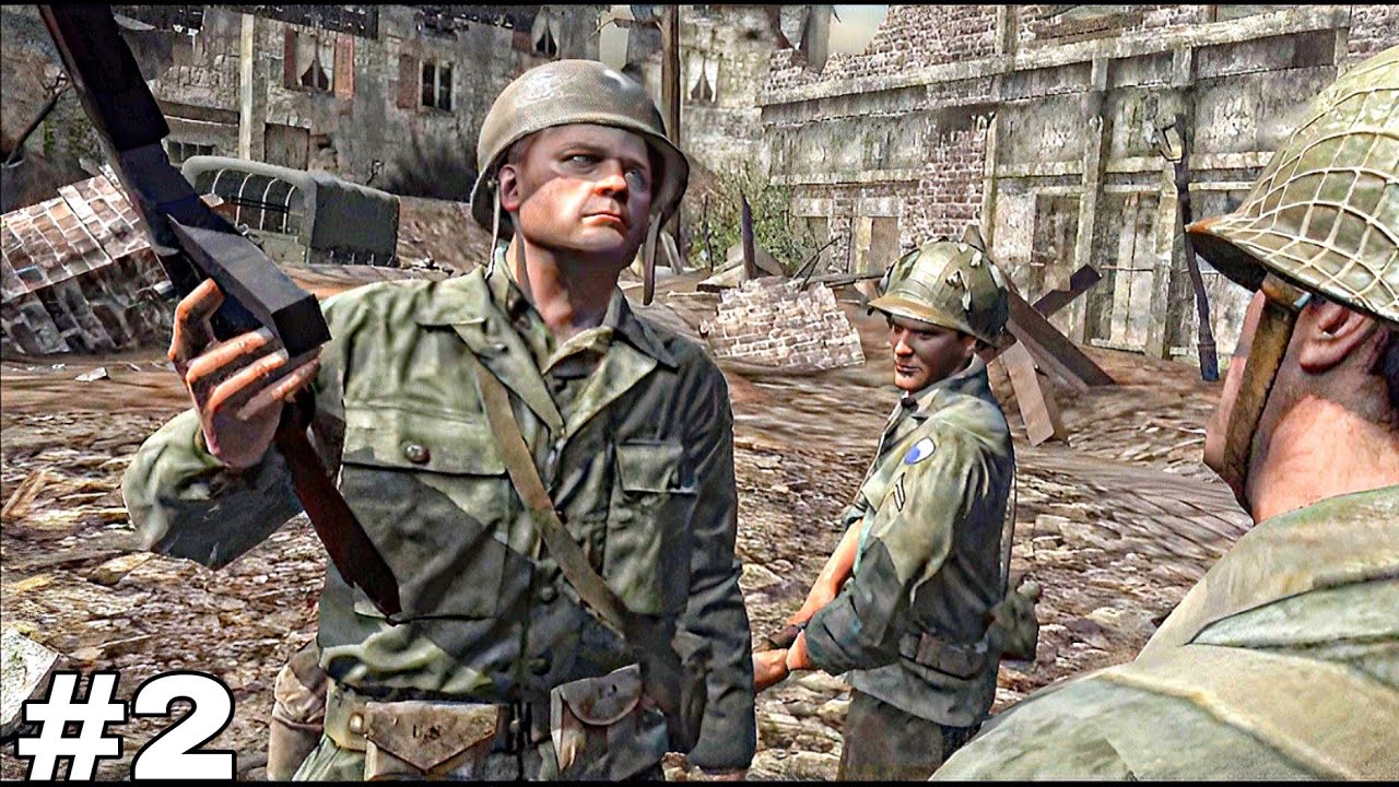 Call of Duty 3 Gameplay Walkthrough Part 2 - The Island - YouTube