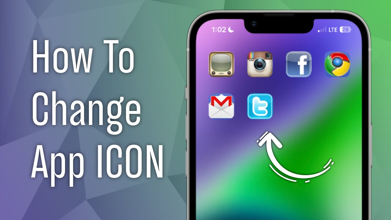 How to Change App ICON on iPhone - YouTube