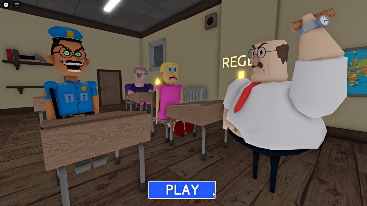 POLICE COP and EVIL MOM FELL ASLEEP IN THE EVIL TEACHER'S CLASS? SCARY ...