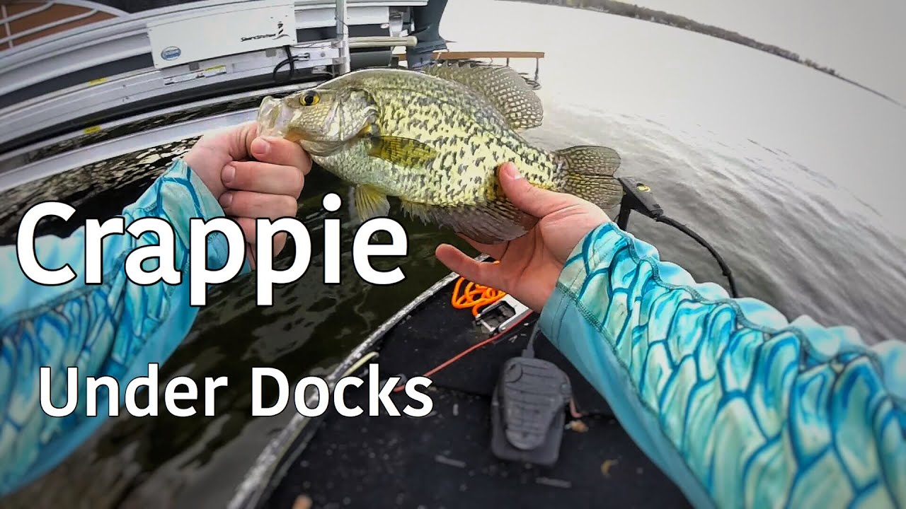 Crappie FISHING under DOCKS!! - YouTube