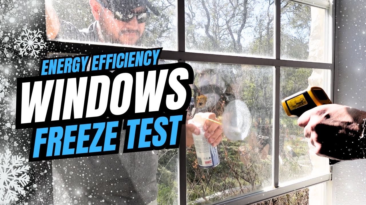 Why Energy-Efficient Windows Matter: In-Home Freeze Test Demo - YouTube