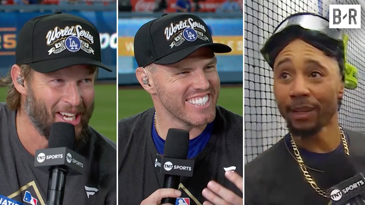 Clayton Kershaw, Freddie Freeman, Mookie Betts Talk Advancing to World ...