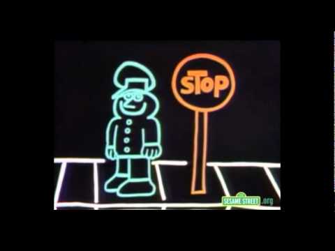 Classic Sesame Street - Today's Secret Drawing (A Policeman) - YouTube