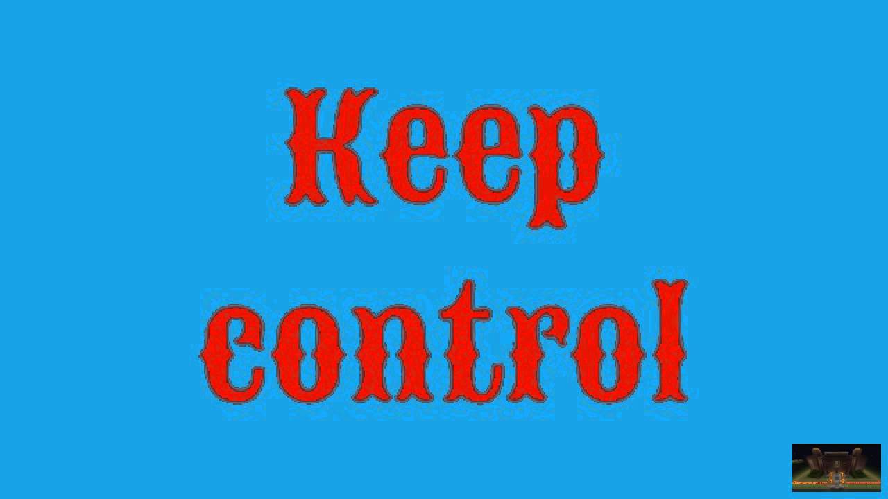 Keep control - YouTube