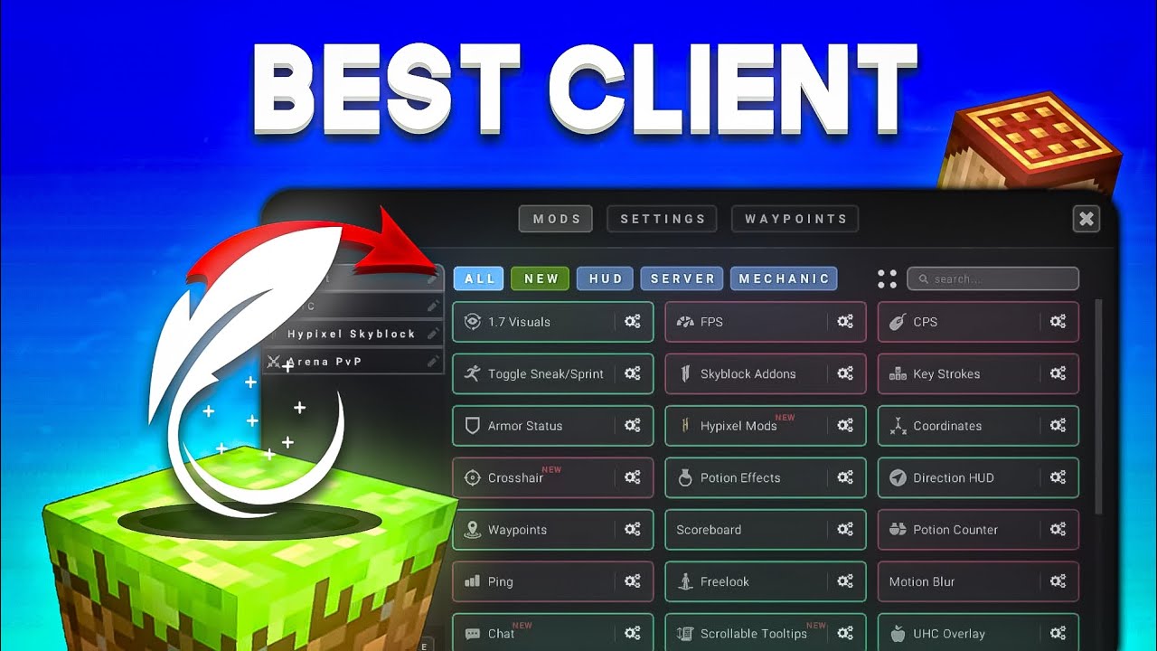 1.21 Feather Client: Ultimate Pojav Experience - YouTube