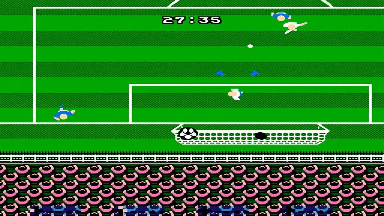 2PLAYERS: Tecmo World Cup (NES) Gameplay Bulan VS Gabi - YouTube