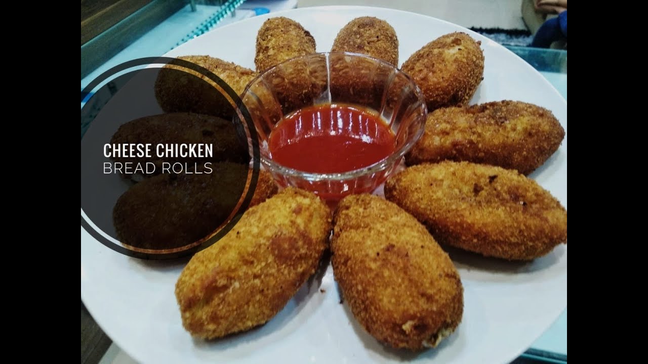 Cheesy Chicken Bread Roll ~ Quick and Easy~ Yummy - YouTube