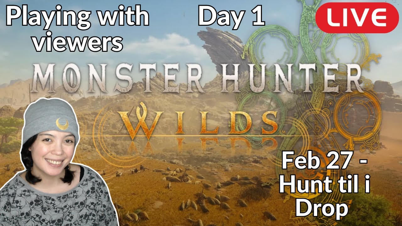 ITS TIME!!! Monster Hunter Wilds Launch!! First Playthrough :) - Day 1 ...