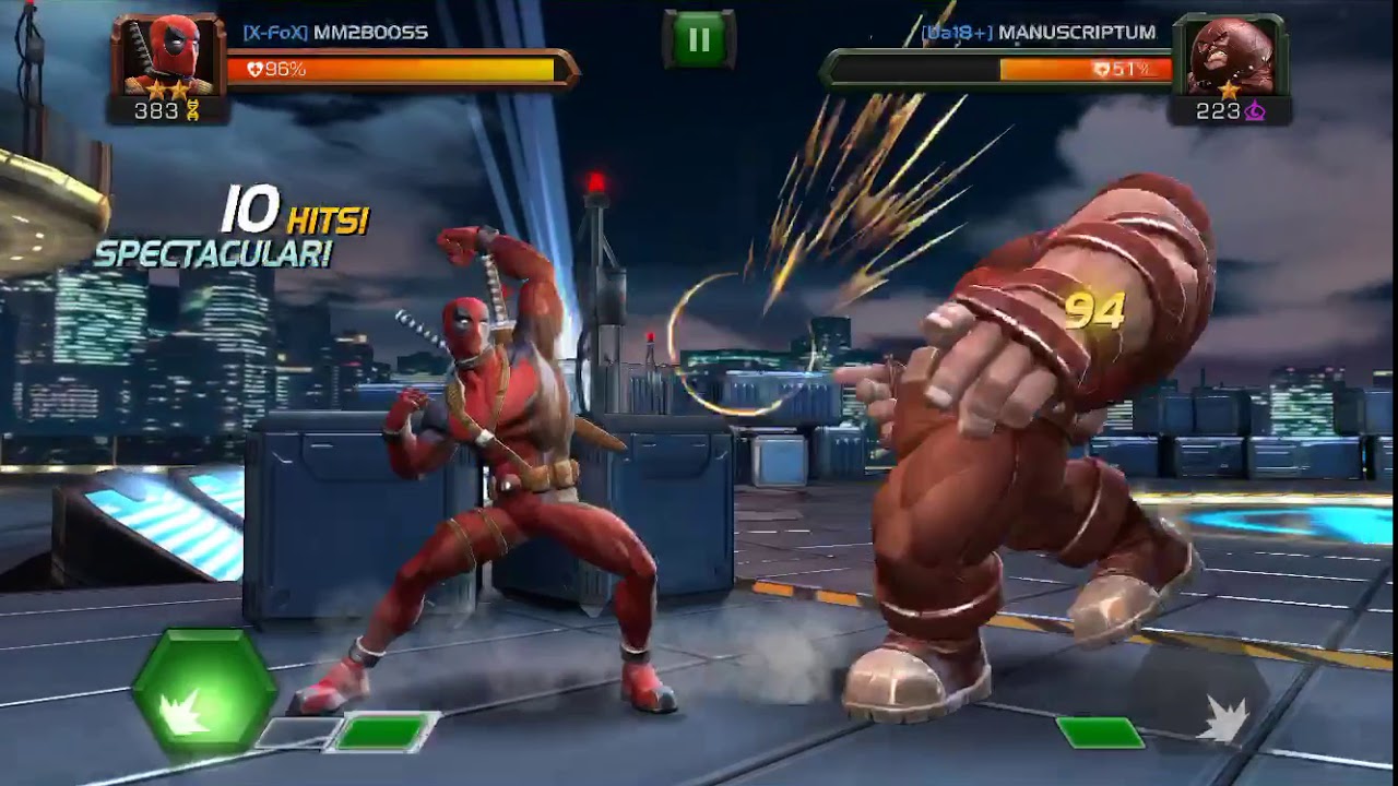 Deadpool 2 fight sense mcoc - YouTube