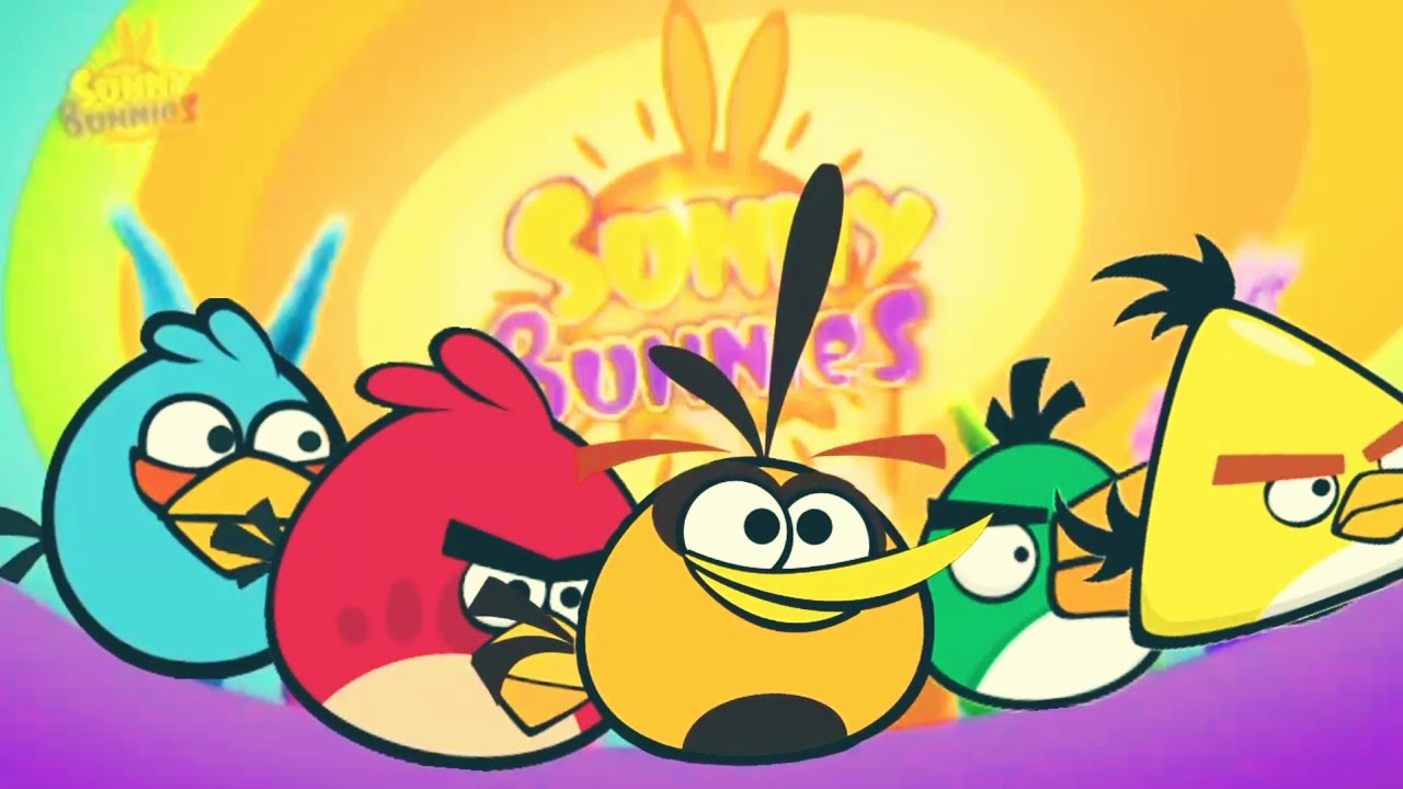 Sunny Bunnies Amazing Intro Effects| Bunnies turned Angry Birds (Parody ...