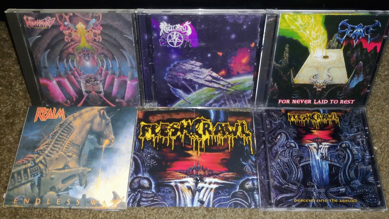 Death Metal CD Collection Update - YouTube