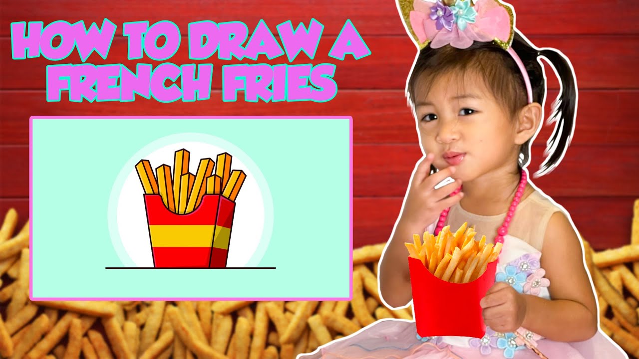 How To Draw A French Fries | Avery's Playhouse - YouTube
