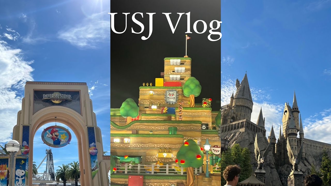 USJ Vlog │ 3時からUSJを楽しんだ日🌏 初のスーパーニンテンドーワールド💞 - YouTube