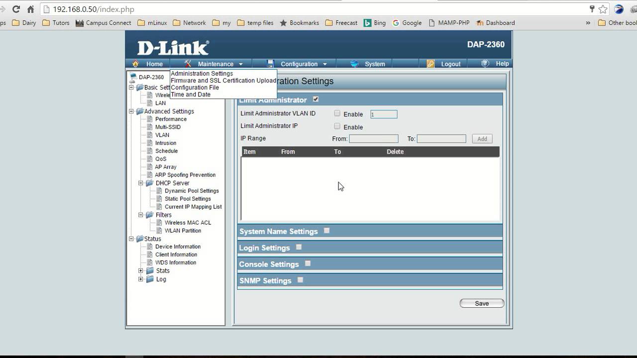 DLINK DAP 2360 - YouTube