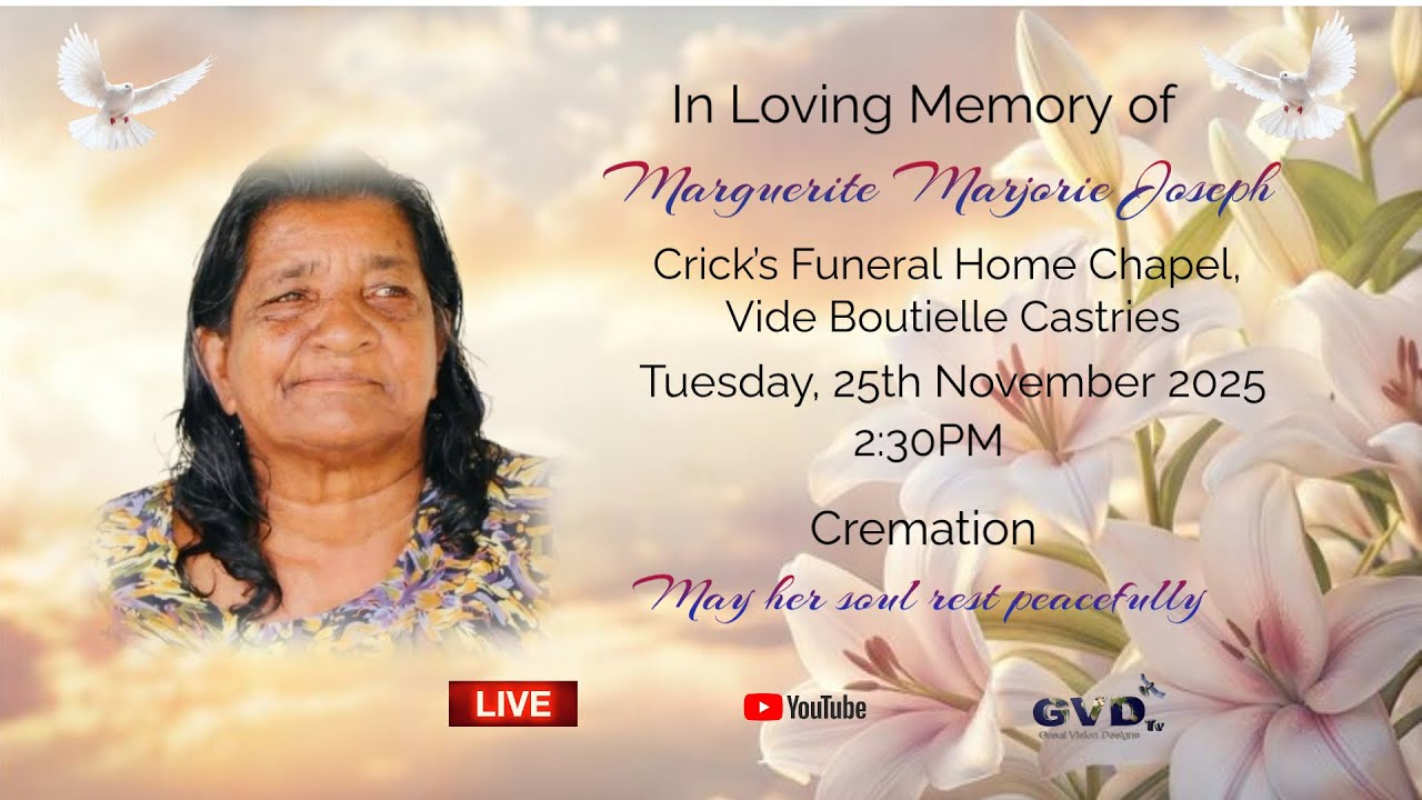 In loving Memory of Marguerite Marjorie Joseph - YouTube