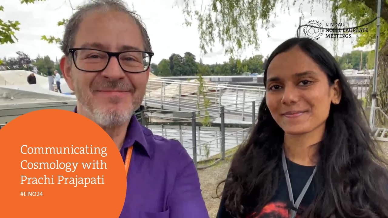 Live from Lindau: Prachi Prajapati Speaks with Brian Malow - YouTube