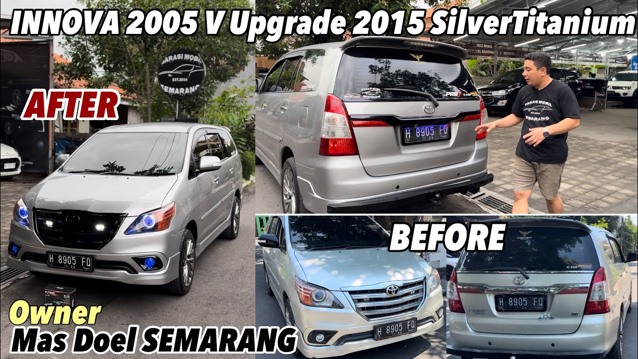 INNOVA 2005 V Upgrade 2015 Repaint Silver Titanium Mas Doel Semarang # ...