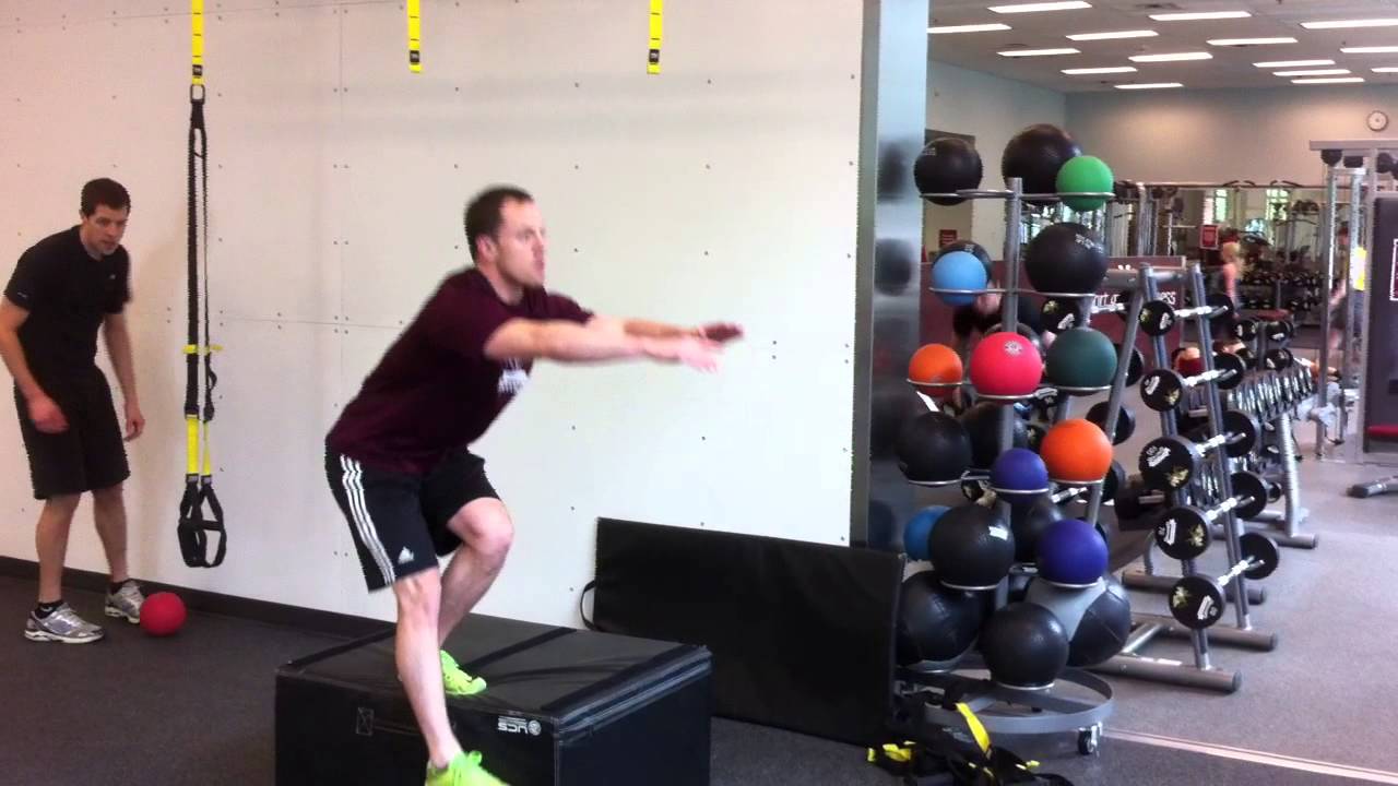 Single Leg Plyo box Squats (Toe Dips) - YouTube