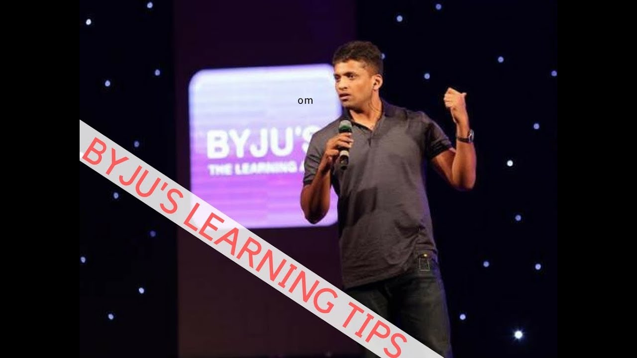 LEARNING TIPS BY BYJU RAVEENDRAN! | BYJU'S APP - YouTube