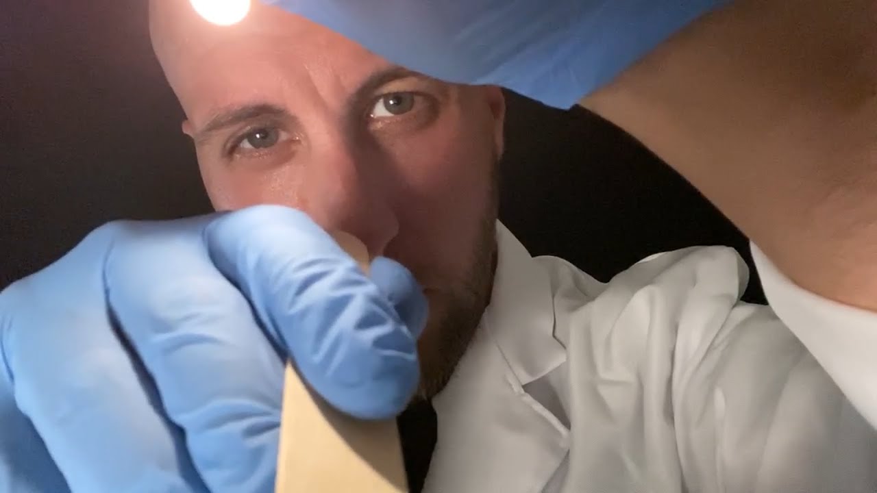 [ASMR] Final Medical Exam, The Subject Pt 3, Cranial Nerve Exam - YouTube