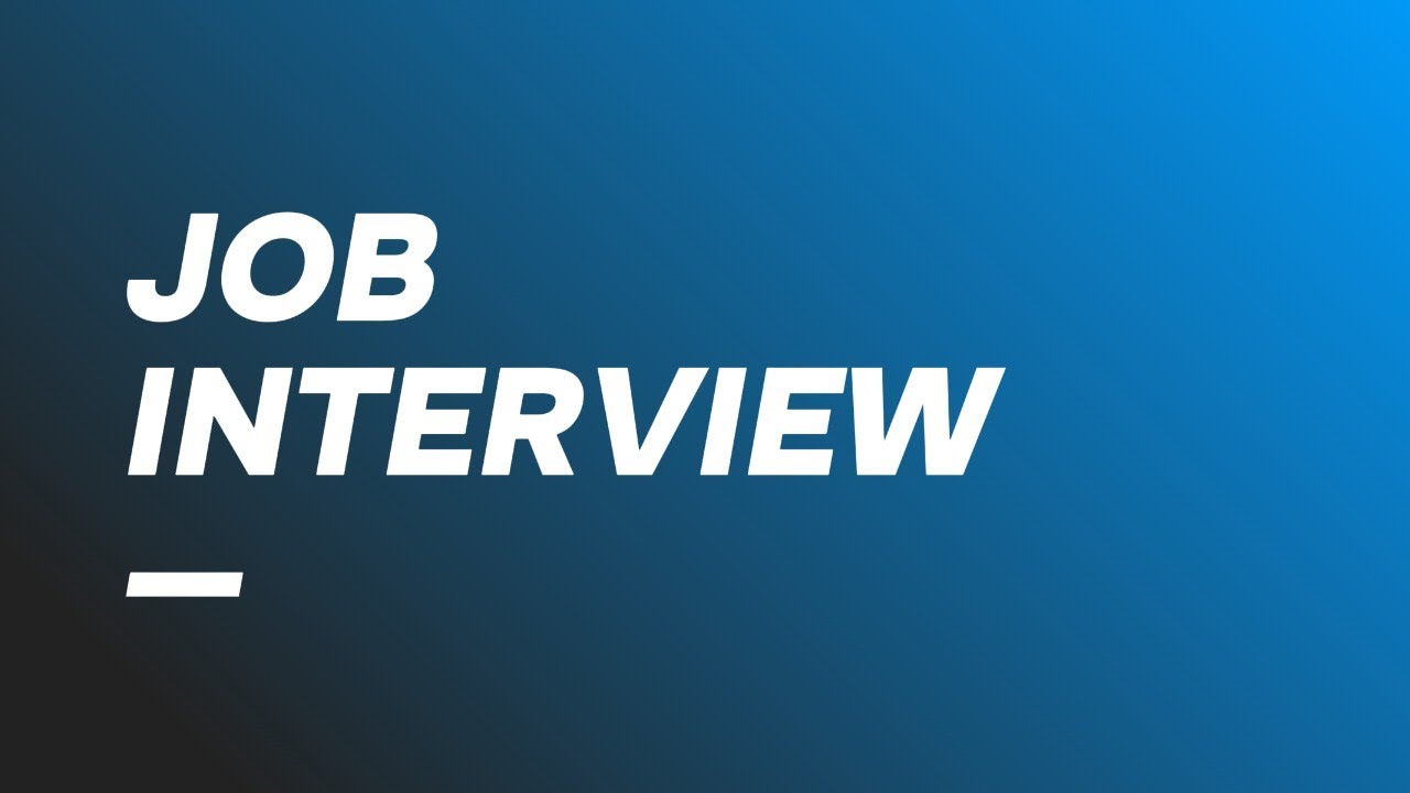 Job Interview: Questions and Answers 🇬🇧 A2-B1 Level 🇬🇧 Learn English ...