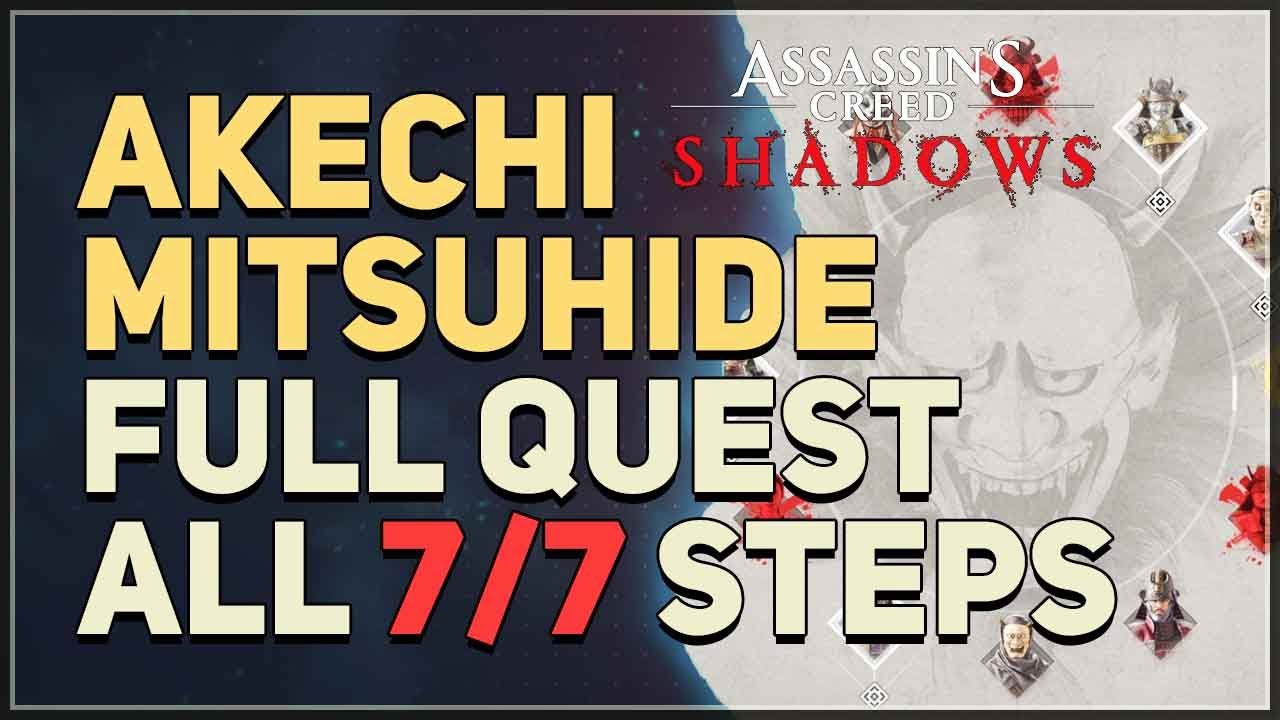 Akechi Mitsuhide Full Quest Walkthrough Assassin's Creed Shadows - YouTube