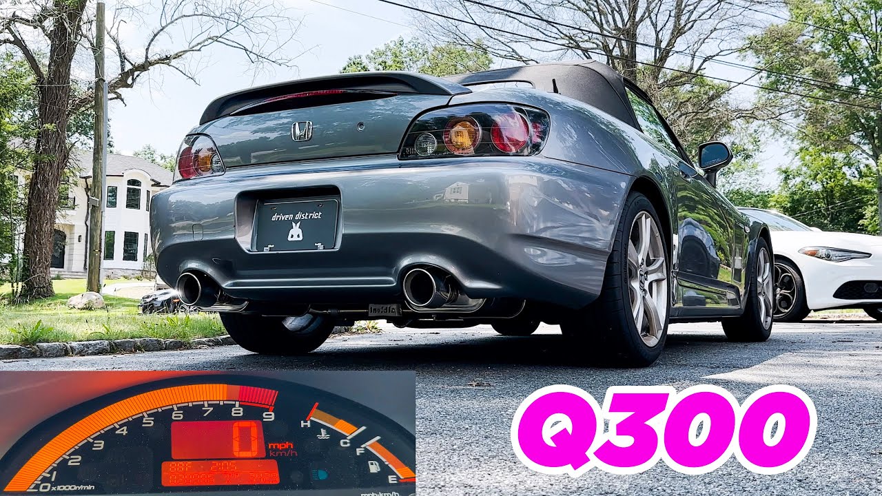 Honda S2000 Invidia Q300 Exhaust Sound - YouTube