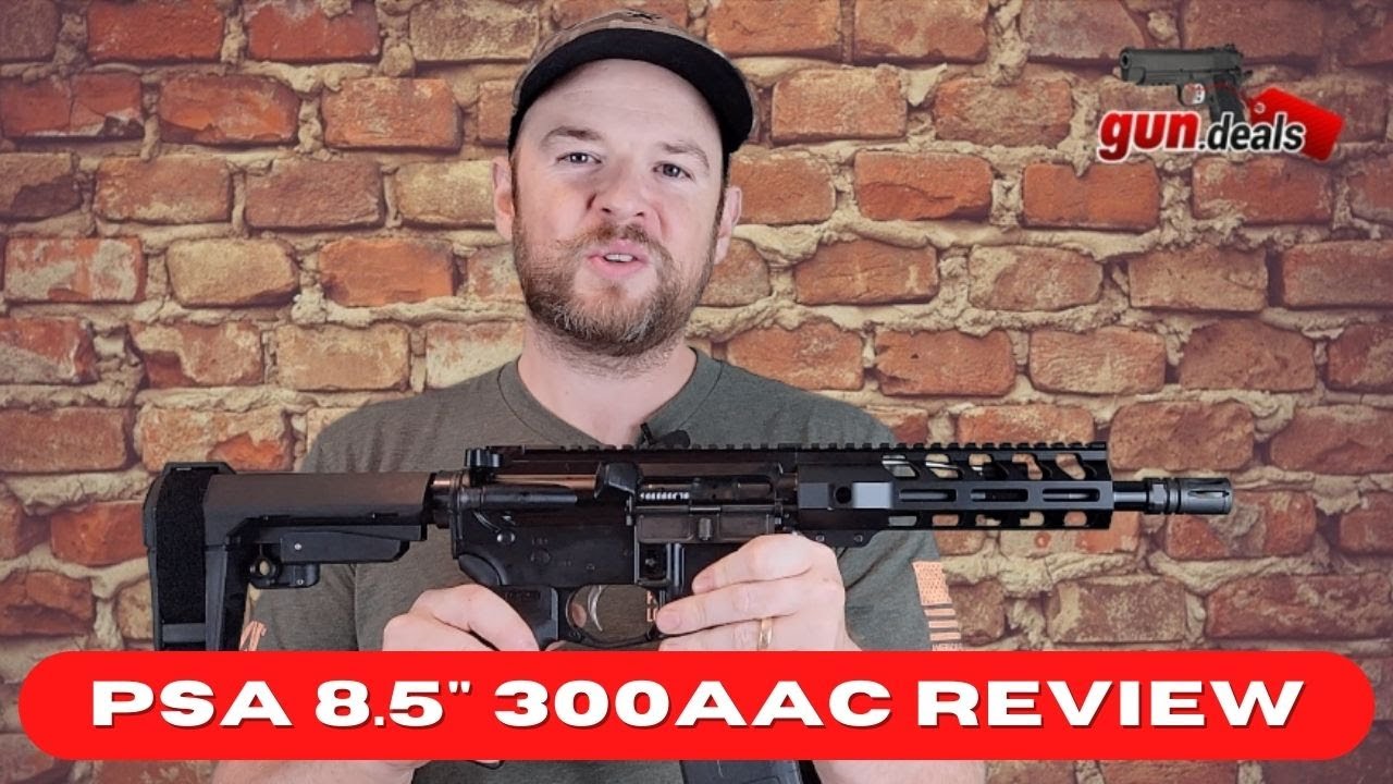 PSA 300 Blackout AR Pistol Review - YouTube