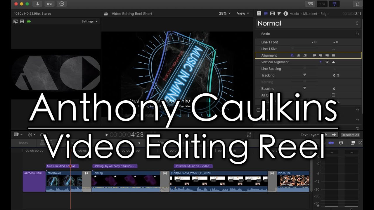 Video Editing Reel (10/10/21) - YouTube
