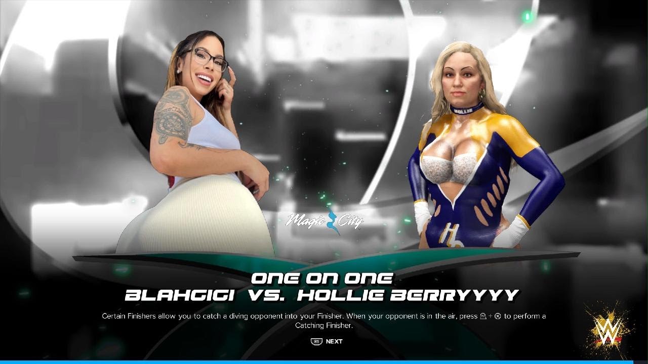 Wwe 2k24 Blahgigi 🆚 Hollie Berrryyyy Youtube