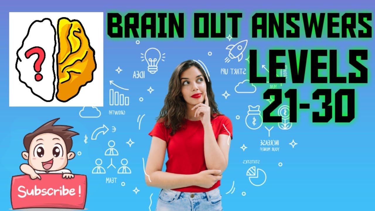 Brain Out App Answers and Walk through Level 21-30 - YouTube