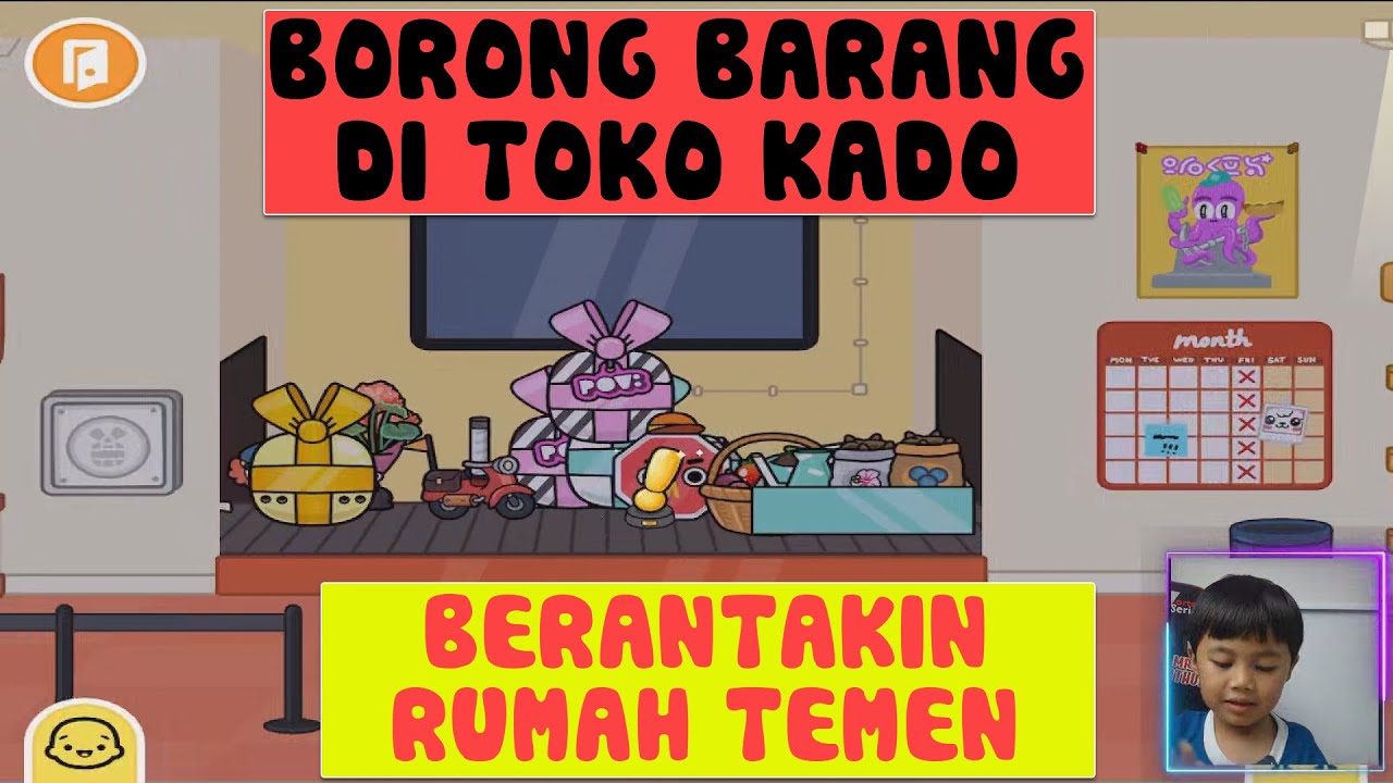 Borong semua barang di TOKO KADO sampai HABIS dan bikin BERANTAKAN ...
