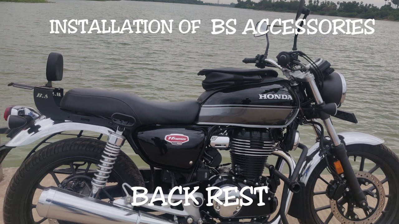 #HONDAHNESS Honda Hness installation of BS accessories back rest. - YouTube