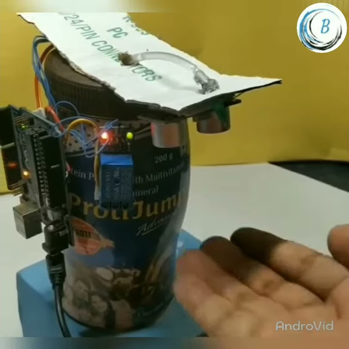 Automatic Sanitizer By Using Arduino UNO and Ultrasonic Sensor.. - YouTube